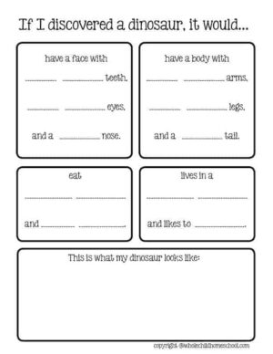 Dinosaurs and Dragons Unit Study for Homeschool Families with Early