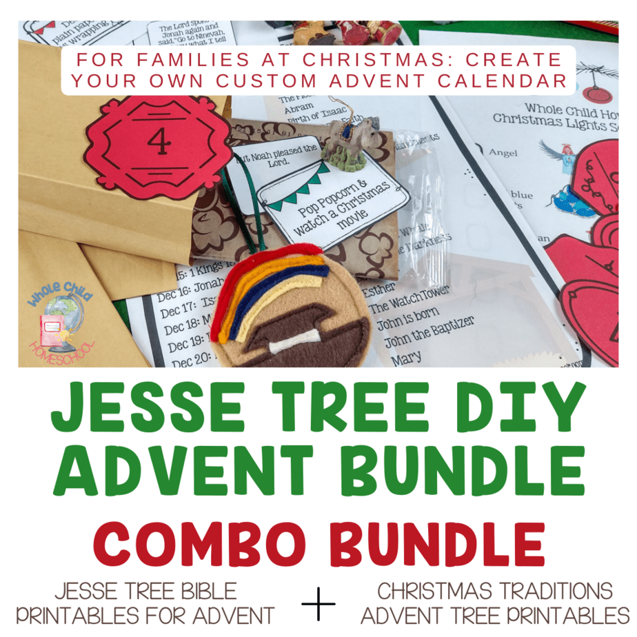Advent Tree & Jesse Tree Printables Combo Bundle