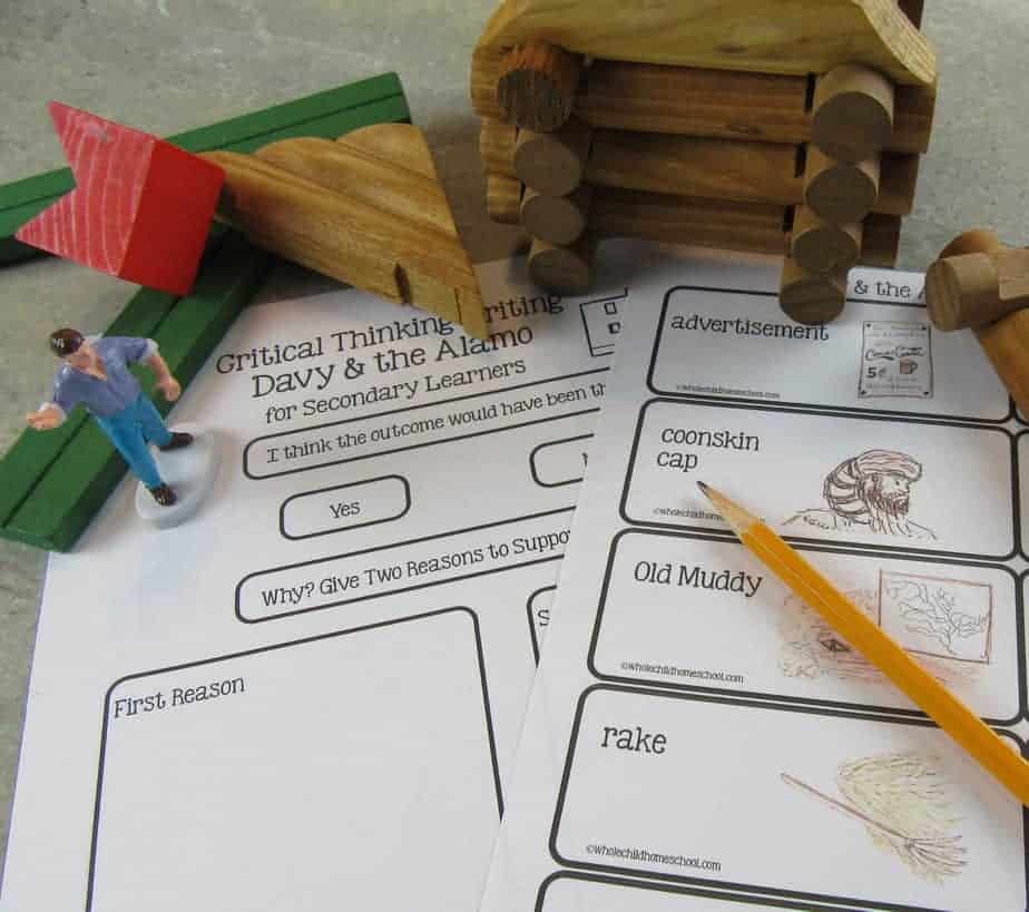 Early American Frontier: Davy Crockett & the Alamo Unit Study for Upper ...