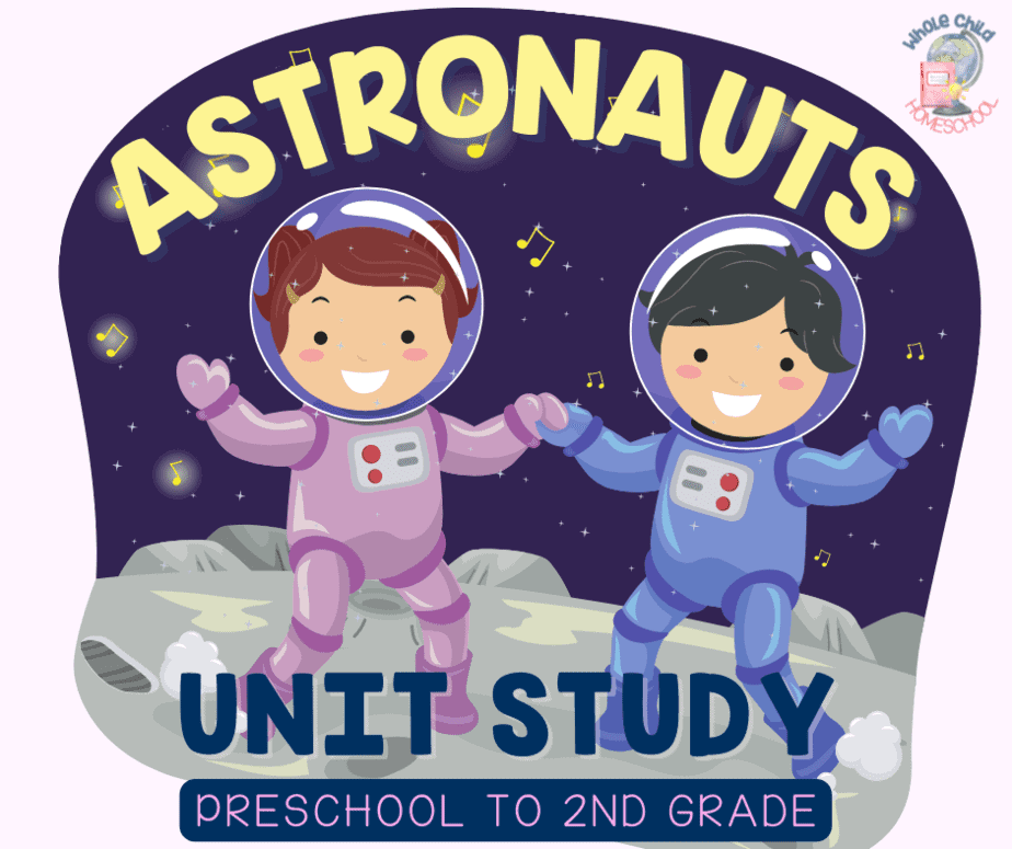 FREE Hands-On Astronauts Unit Study for Preschool to 2nd grade