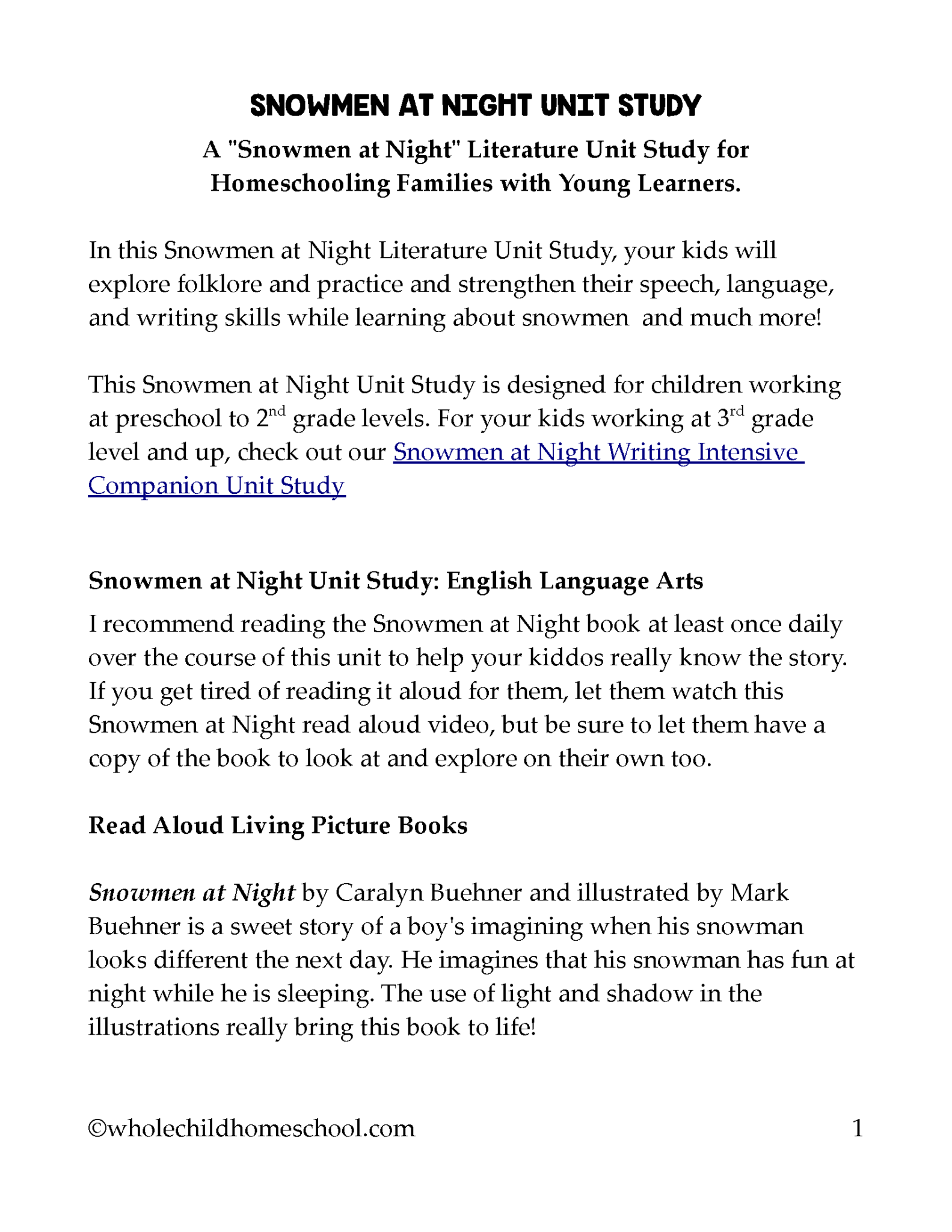 Snowmen at Night Frost Science Experiment & Printable Lab Report