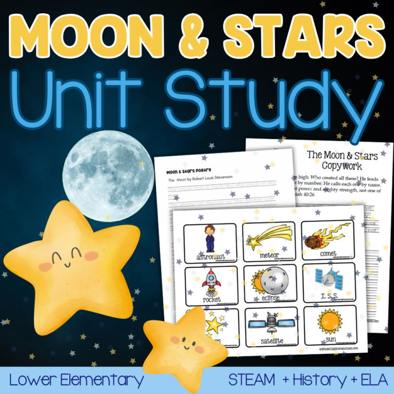 Moon & Stars Unit Study for Early Learners