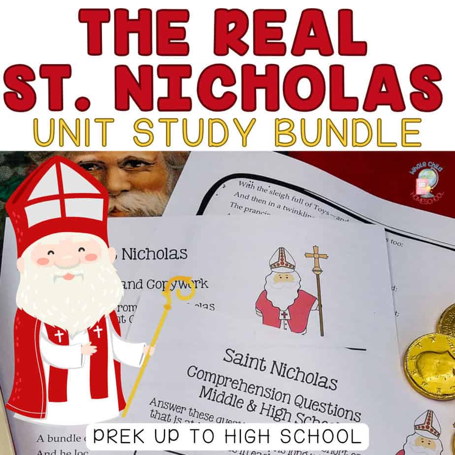 The Real St. Nicholas Mini Unit Study Pack